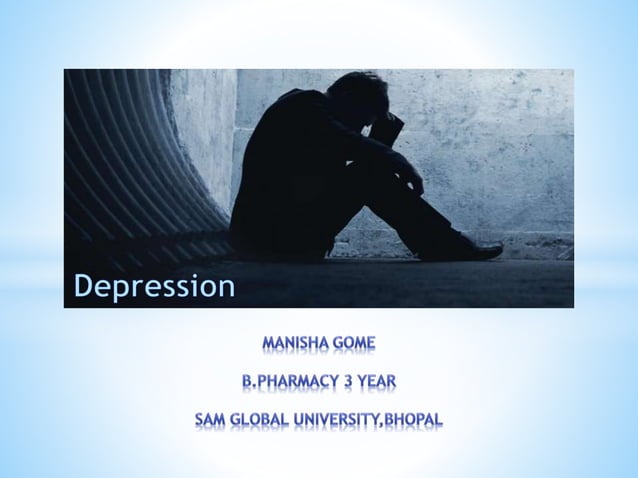 Depression slideshare | PPTX