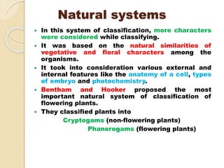 Description of flowering plants in botanical terms in relation to ...