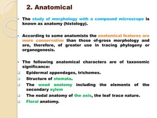 Description of flowering plants in botanical terms in relation to ...