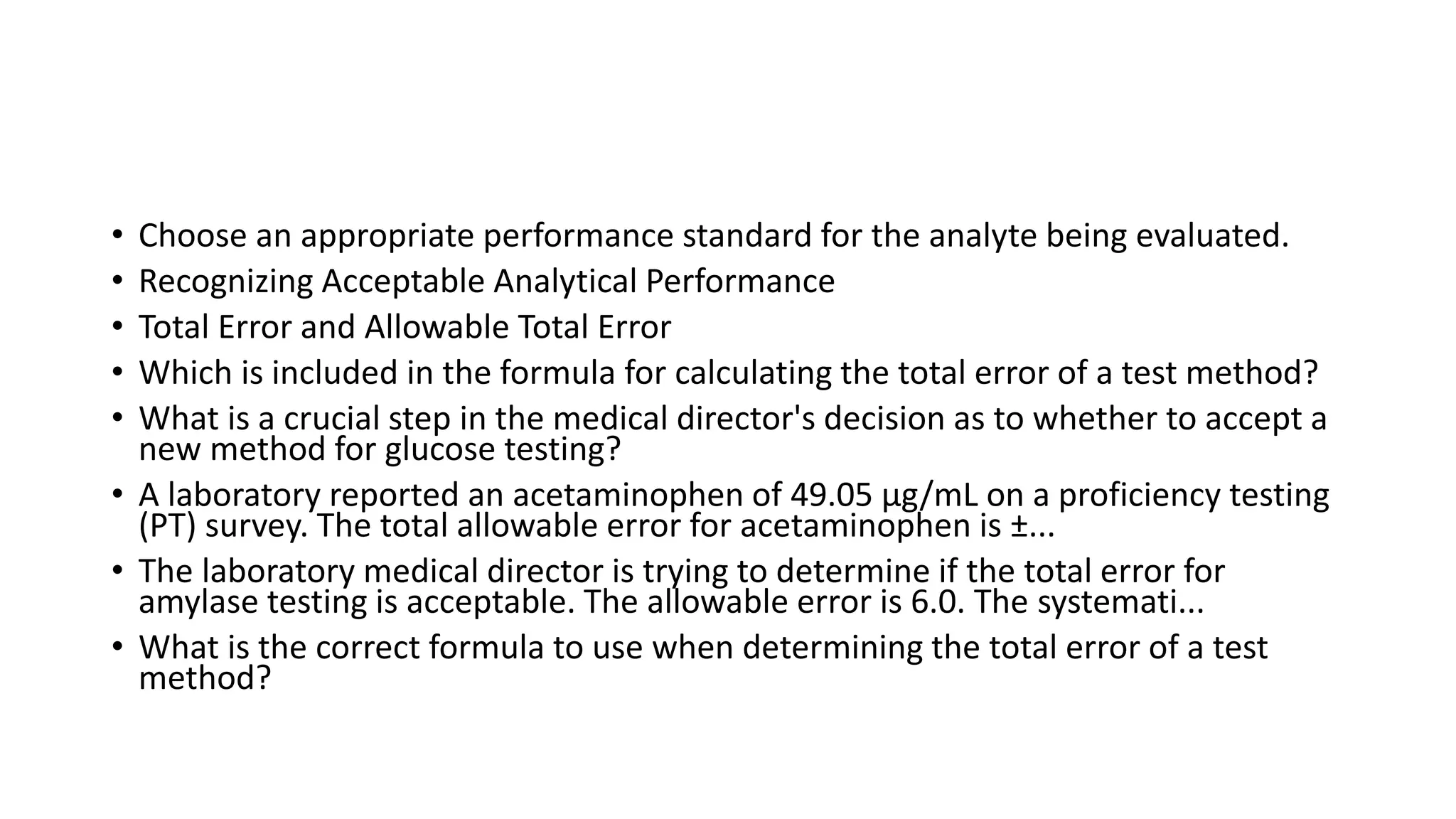 method verification medical laboratories | PPTX
