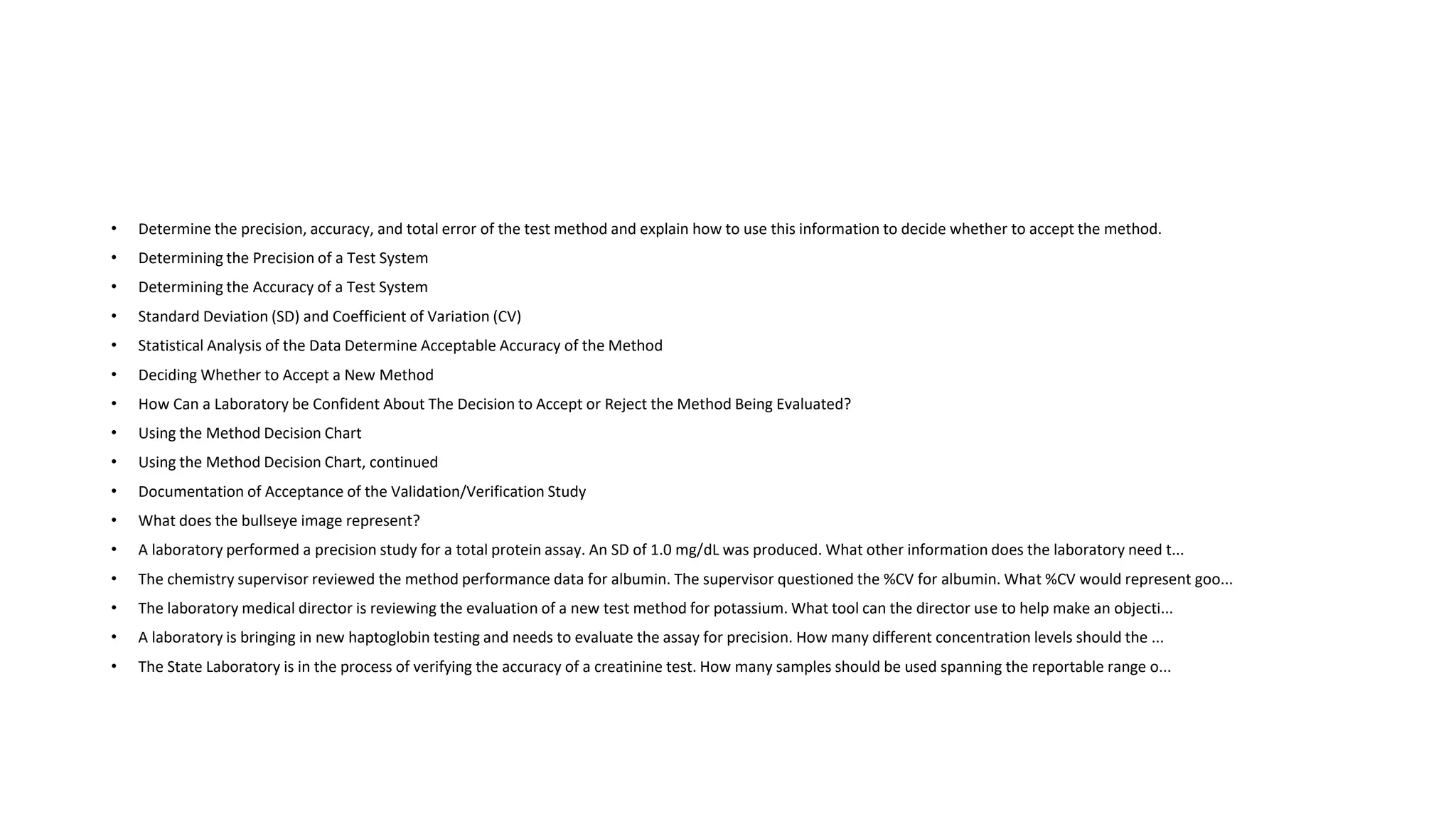 method verification medical laboratories | PPTX