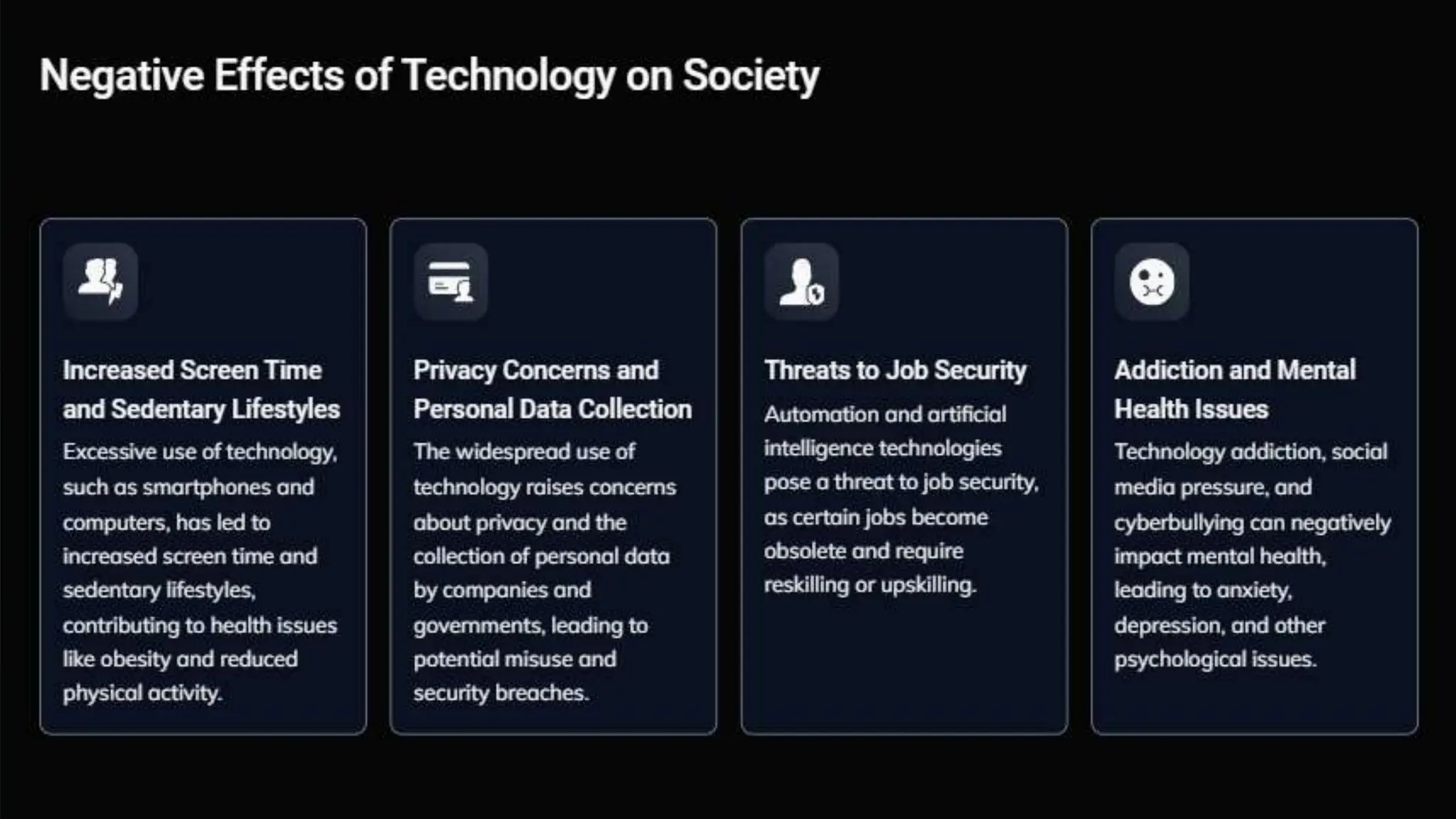 The Impact of Technology on Society: Positive & Negative Effects | PPTX
