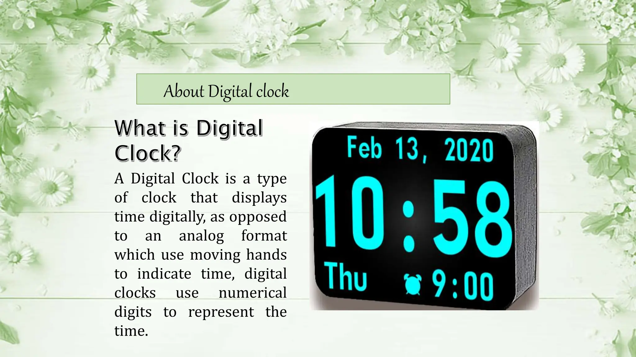 Best Presentation on Digital clock.pptx