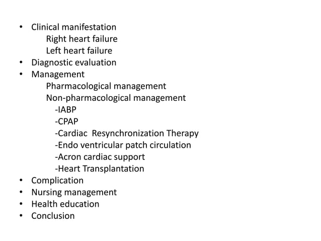 Congestive Cardiac Failure..presentation | PPTX | Heart and ...