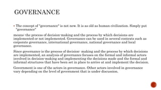 Good Governance Practices for protection of Human Rights (Discuss ...