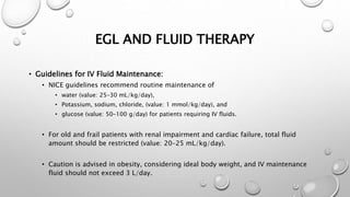 Endothelial Glycocalyx (EGL) and Fluid Management | PPTX