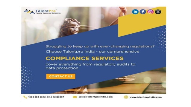 Statutory Compliance Services with TalentPro | PPTX