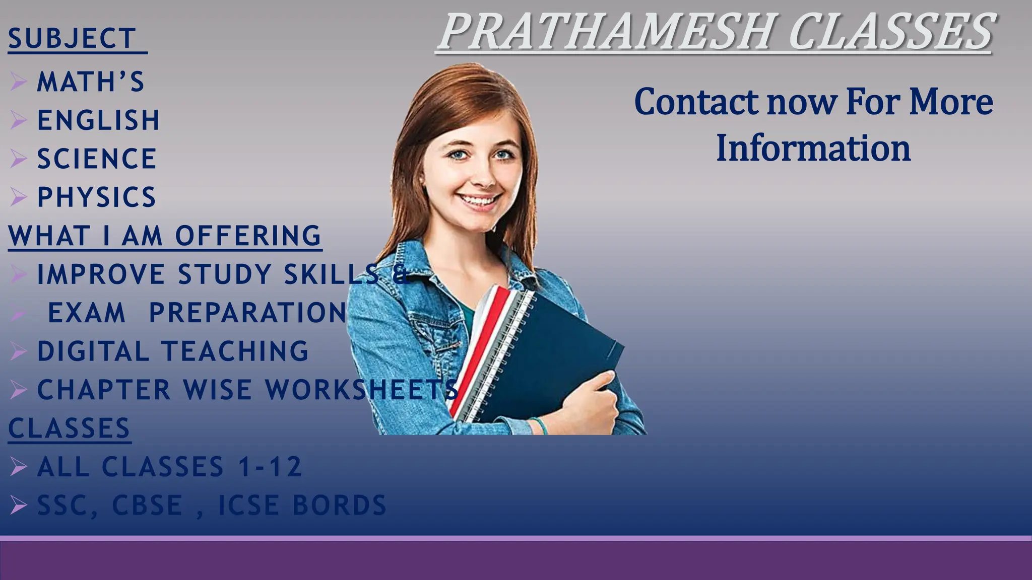 Poster design for coaching classes or tuition | PPT