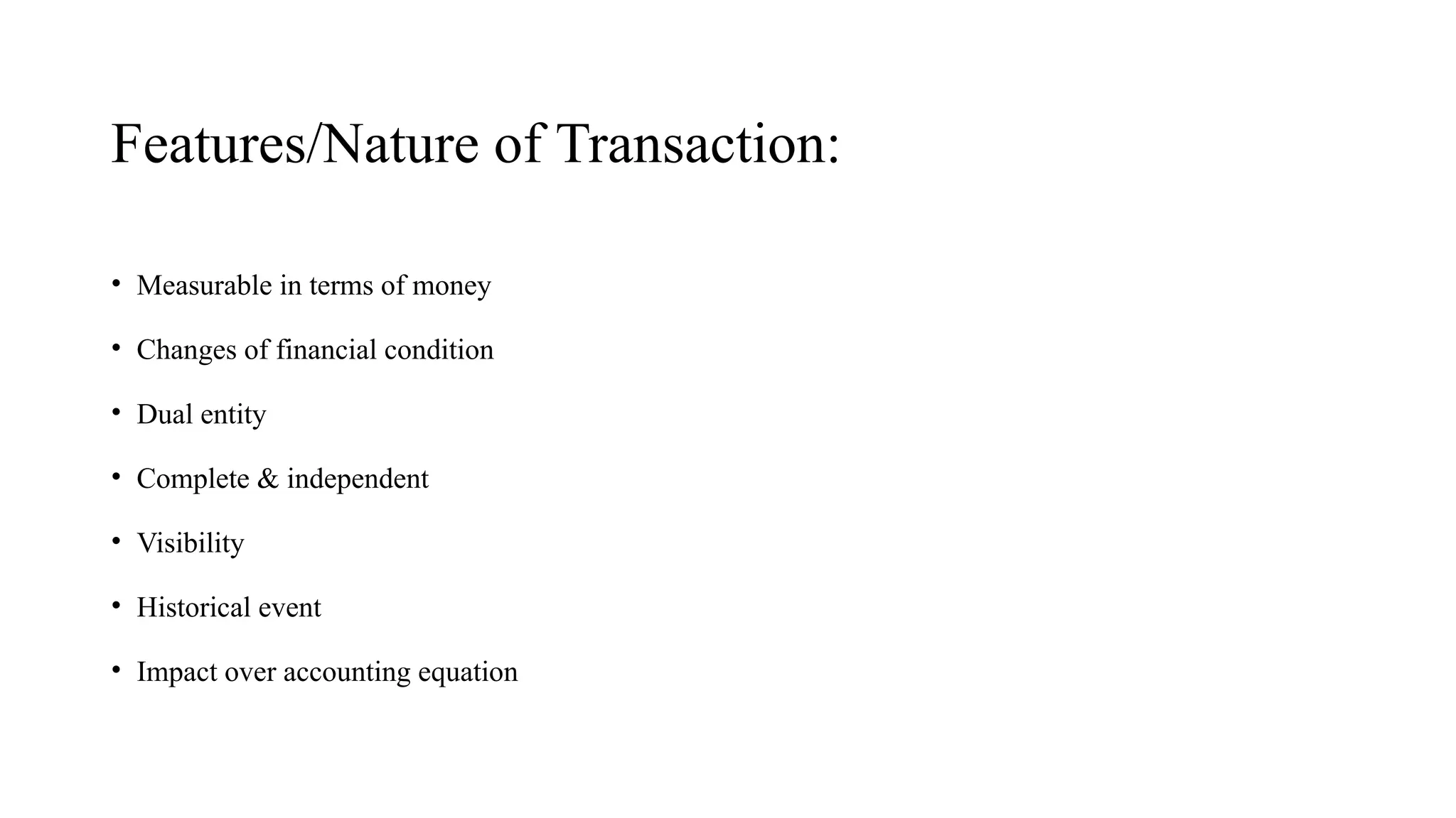 Accounting Transaction slideshow PowerPoint | PPT