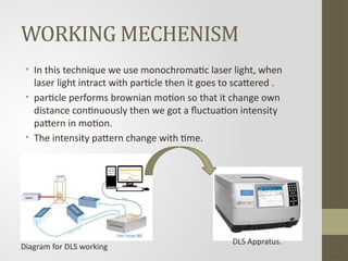 DYNAMICS LIGHT SCATTERING IN PHYCICS .pptx