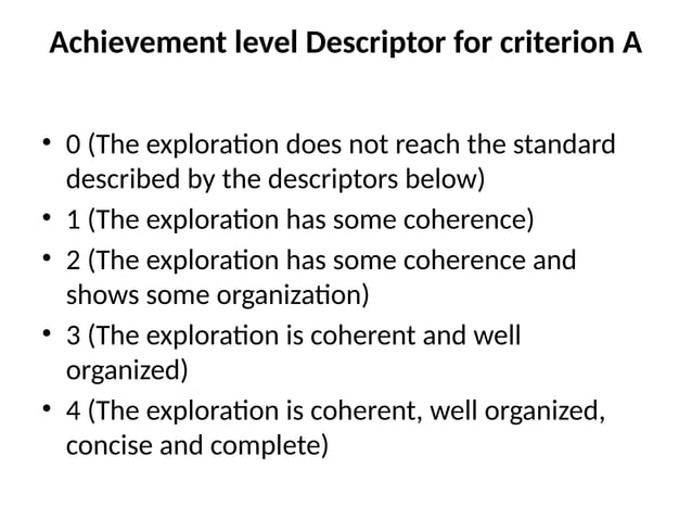 IB Math SL/HL IA - To help you with IBDP Math IA coursework. | PPT