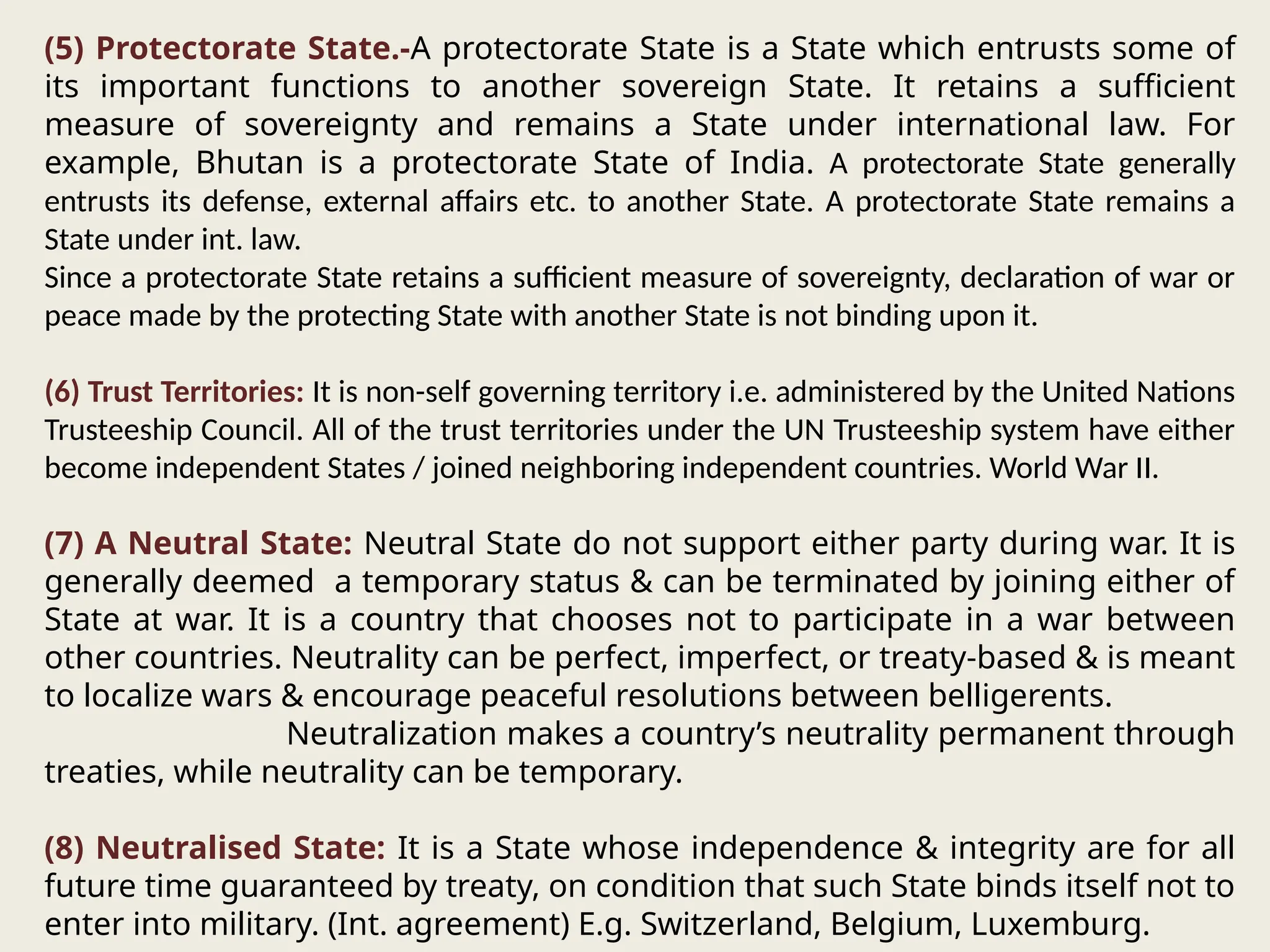 Nature of State: Different Kinds of State and Elements of State in ...