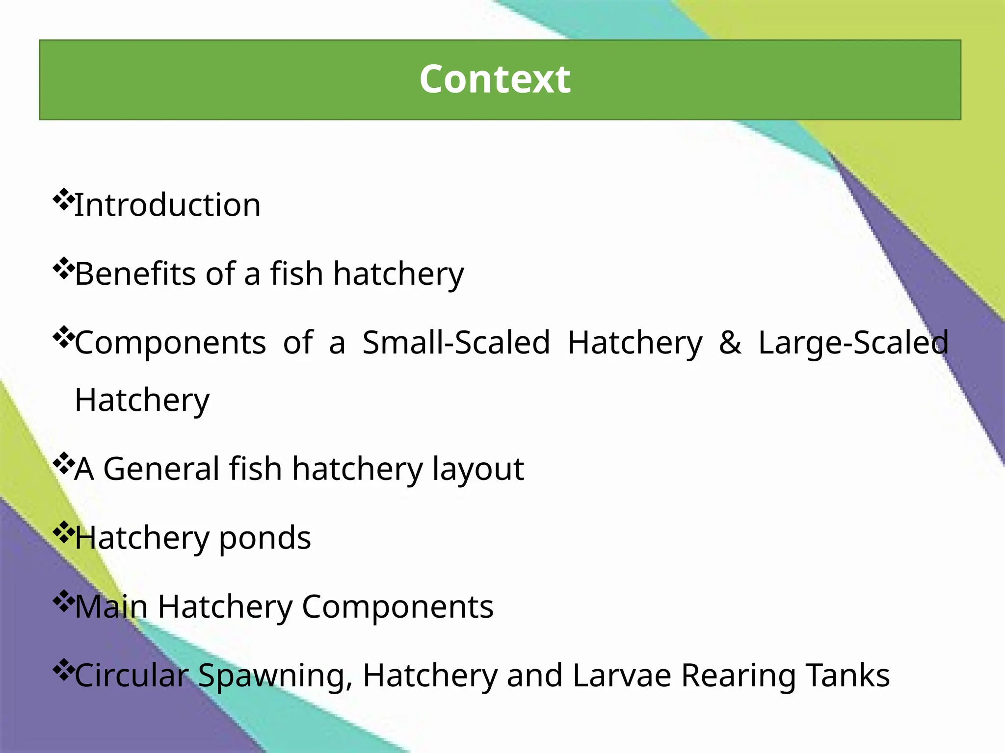 Layout & Construction of Small Scale & Large-Scale Hatchery.pptx