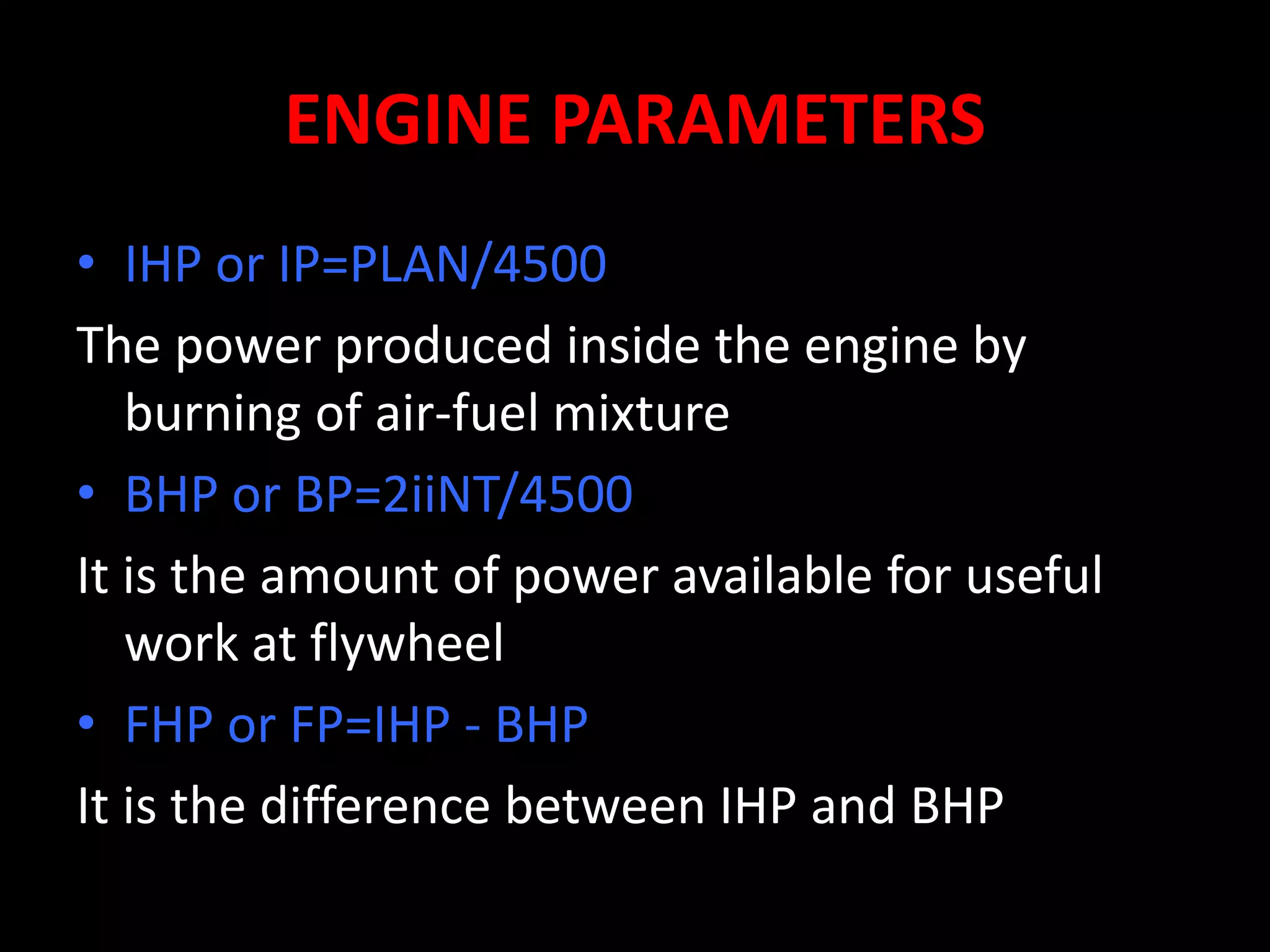 Presentation on internal combustion engine components | PPTX