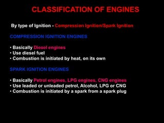 Presentation on internal combustion engine components | PPTX