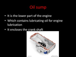 Presentation on internal combustion engine components | PPTX