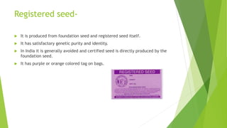 seed and its classes | PPTX