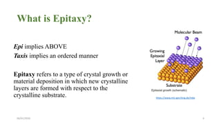 Epitaxy techniques | PPTX