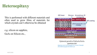 Epitaxy techniques | PPTX