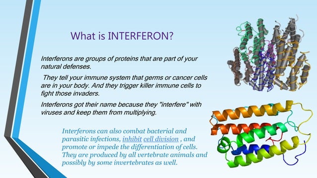 interferon | PPTX | Infectious Diseases | Diseases and Conditions