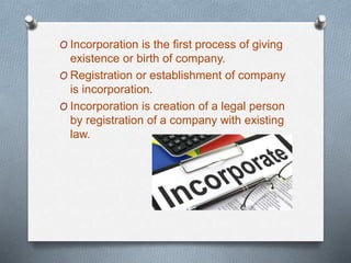 Stages of formation of firm | PPTX