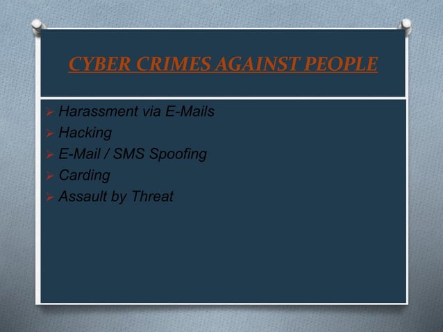 CYBER CRIME PPT | PPT