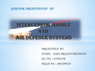 interceptor missile | PPTX
