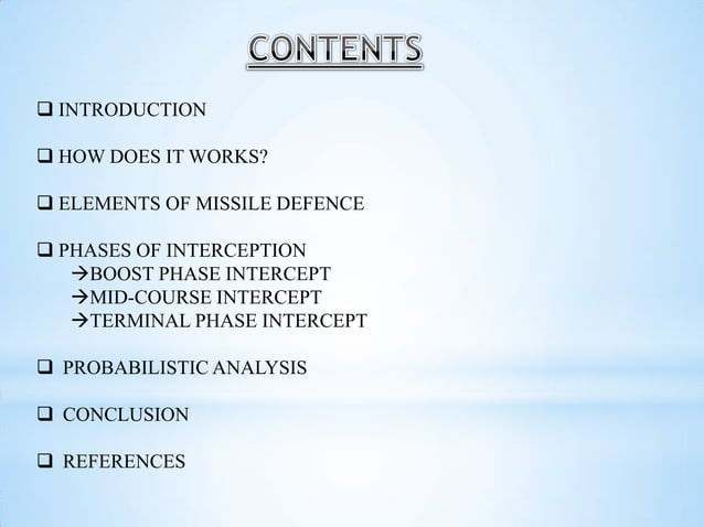 interceptor missile | PPT