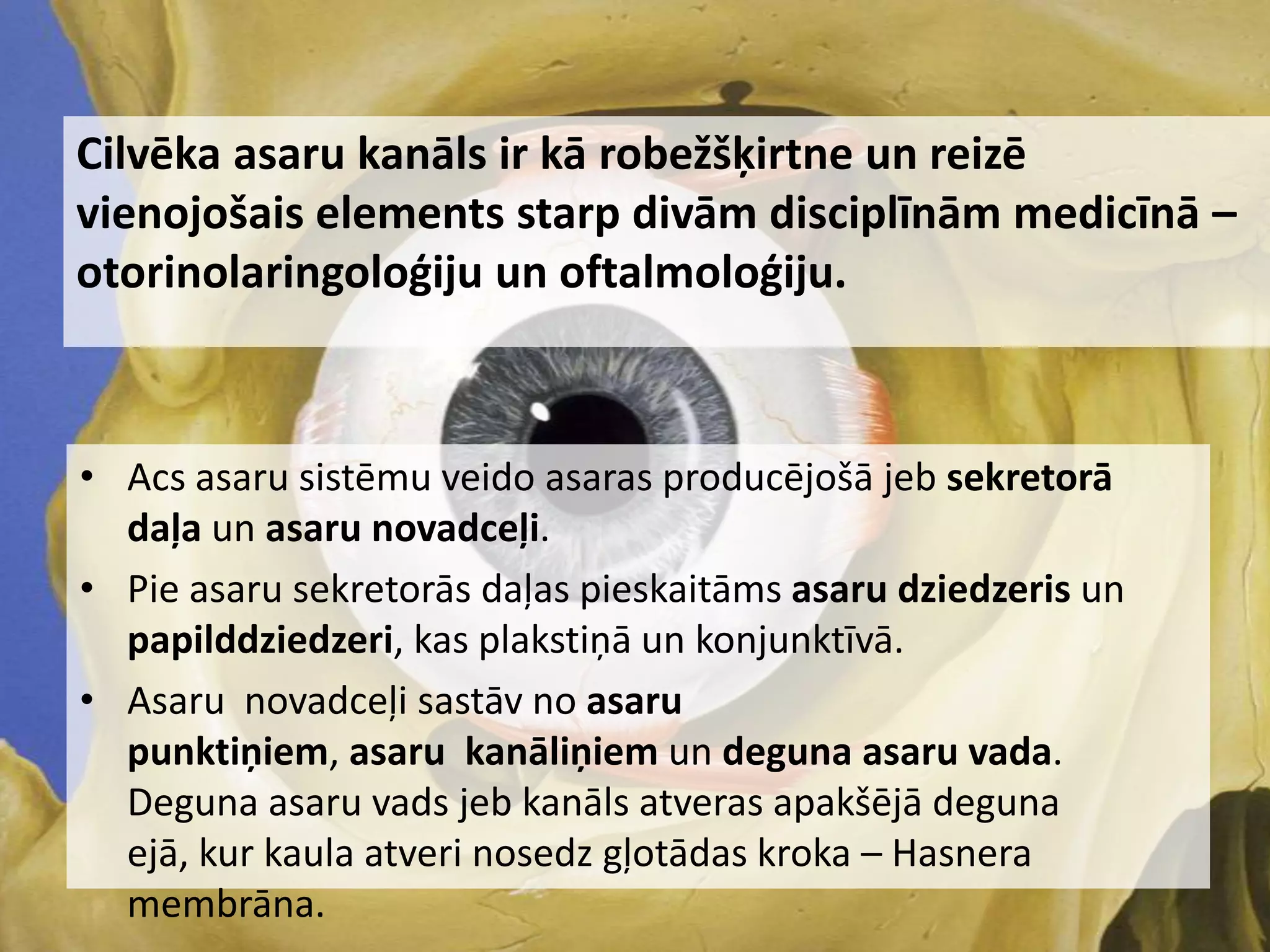 Ductus nasolacrimalis traumas | PPTX