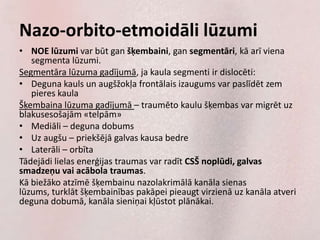 Ductus nasolacrimalis traumas | PPTX