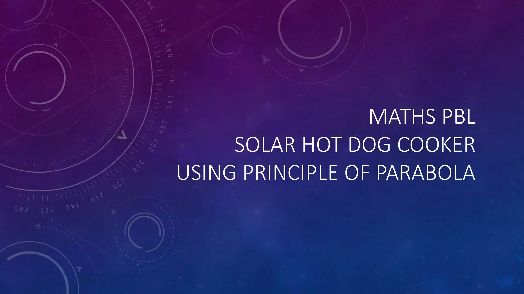 parabolic solar cooker | PPTX