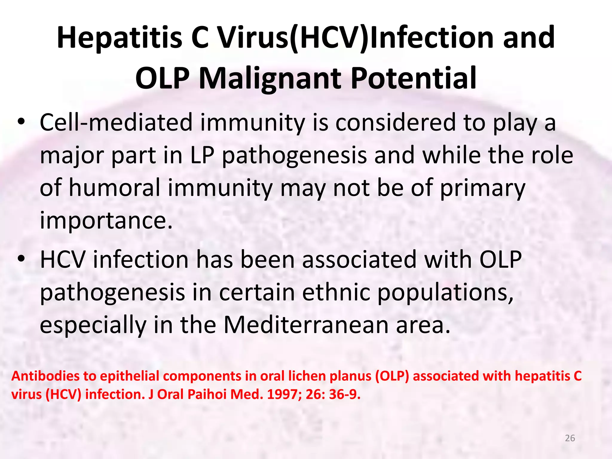 oral lichen planus,,preneoplastic inflammatory model | PPTX