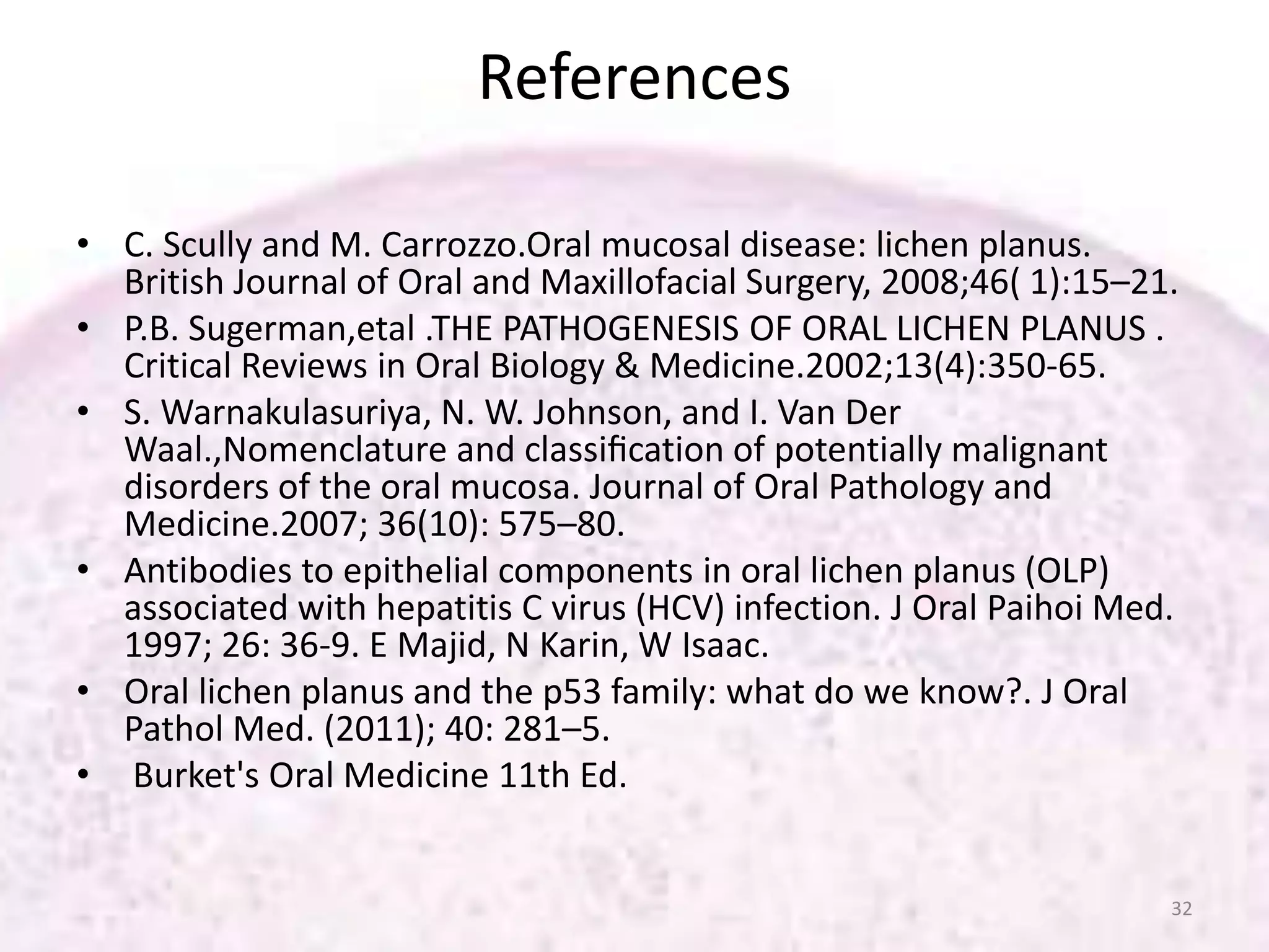 oral lichen planus,,preneoplastic inflammatory model | PPTX