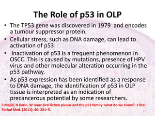 oral lichen planus,,preneoplastic inflammatory model | PPTX | Skin and ...