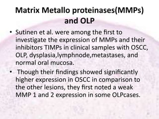 oral lichen planus,,preneoplastic inflammatory model | PPTX | Skin and ...