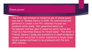 The age of industrilisation | PPTX