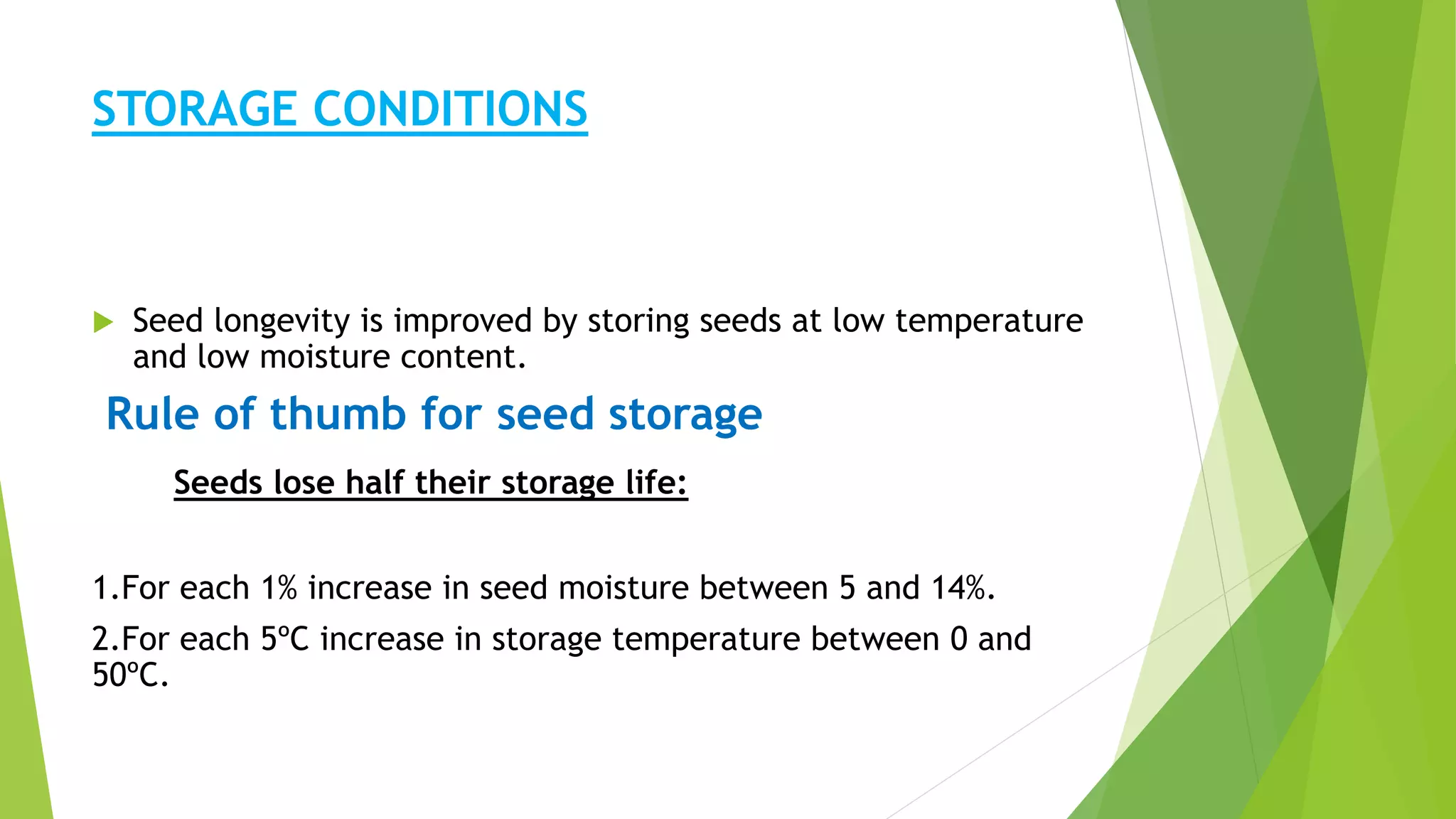 seed viability dormancy and storage | PPTX
