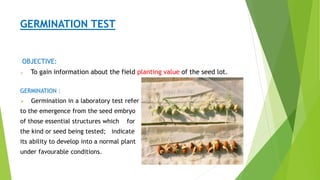 seed viability dormancy and storage | PPTX