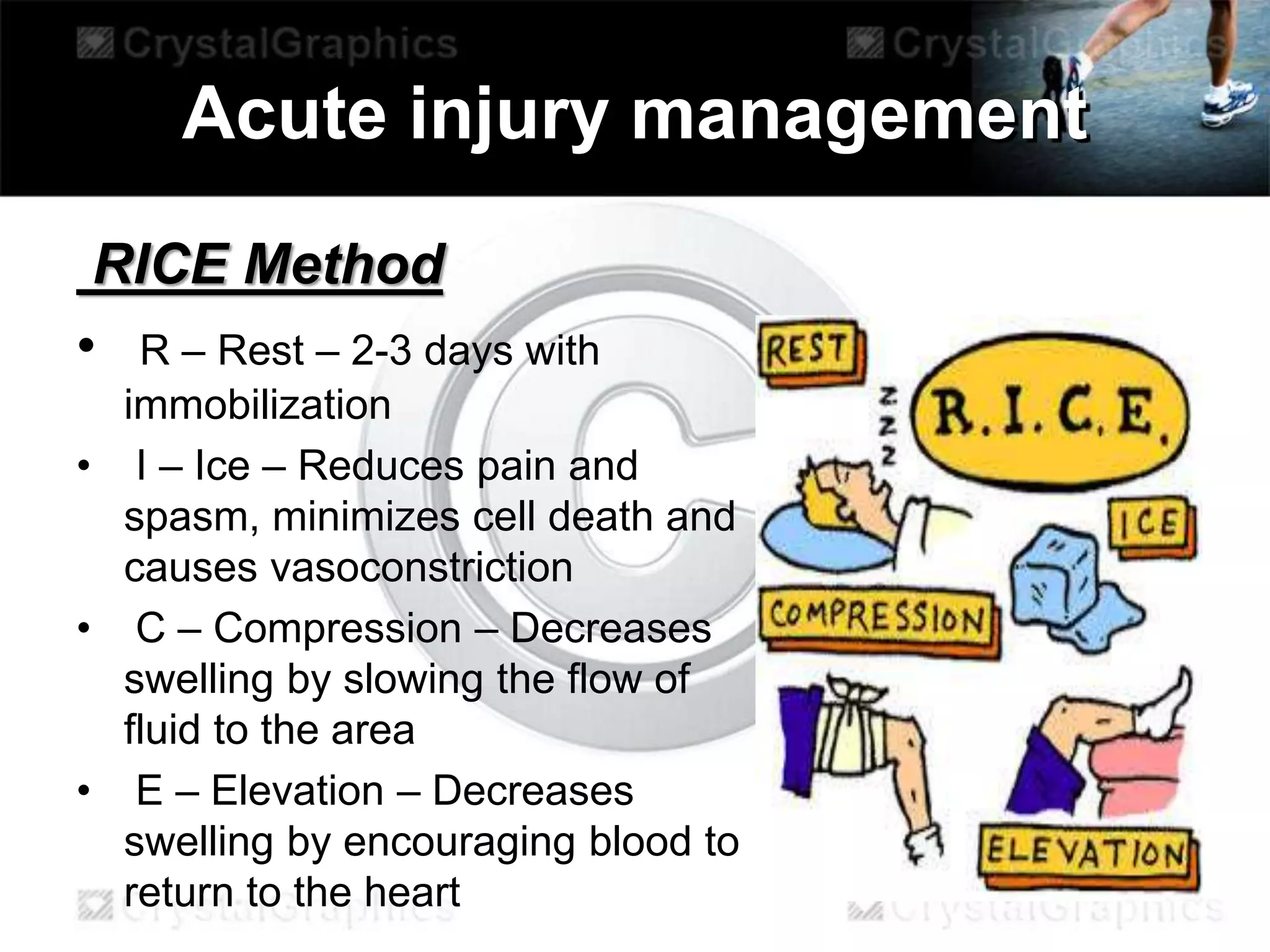 Sport injuries and prevention | PPTX
