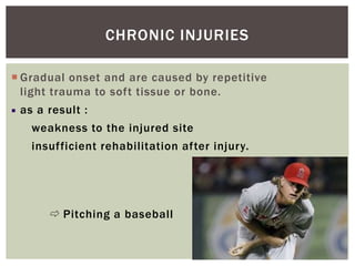 Sport injuries and prevention | PPTX
