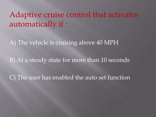 Adaptive cruise control | PPTX