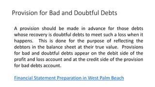 Final Account Adjustments | PPT