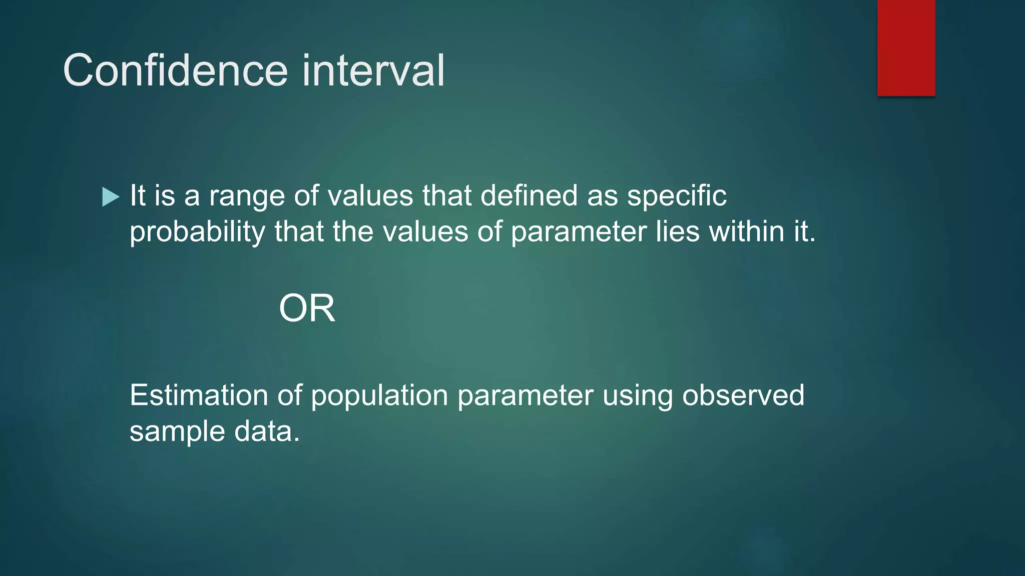 Confidence interval with Z | PPTX