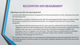 IND AS 10 - Events after the Reporting Period | PPTX