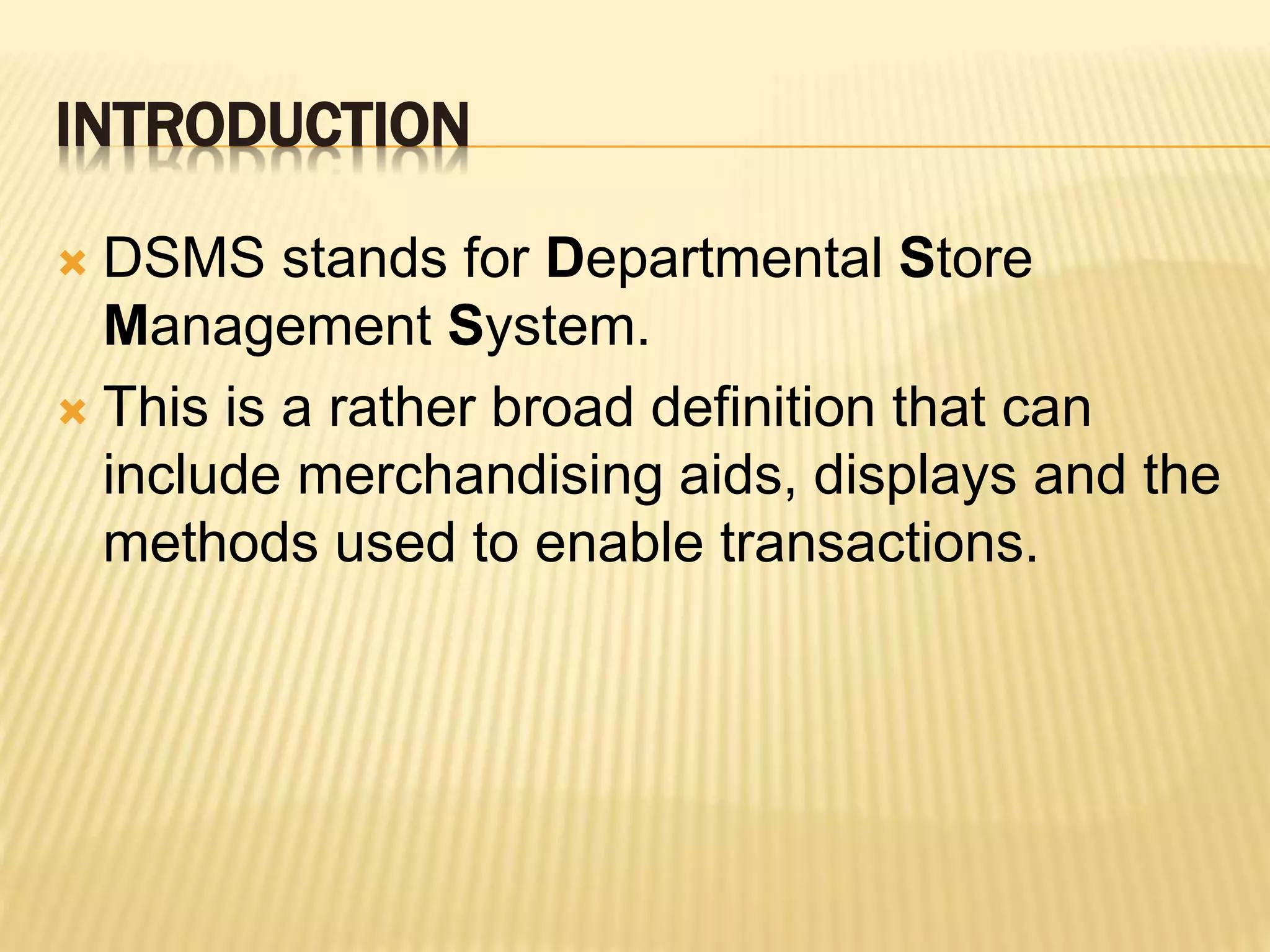 CITY MART MANAGEMENT SYSTEM | PPTX