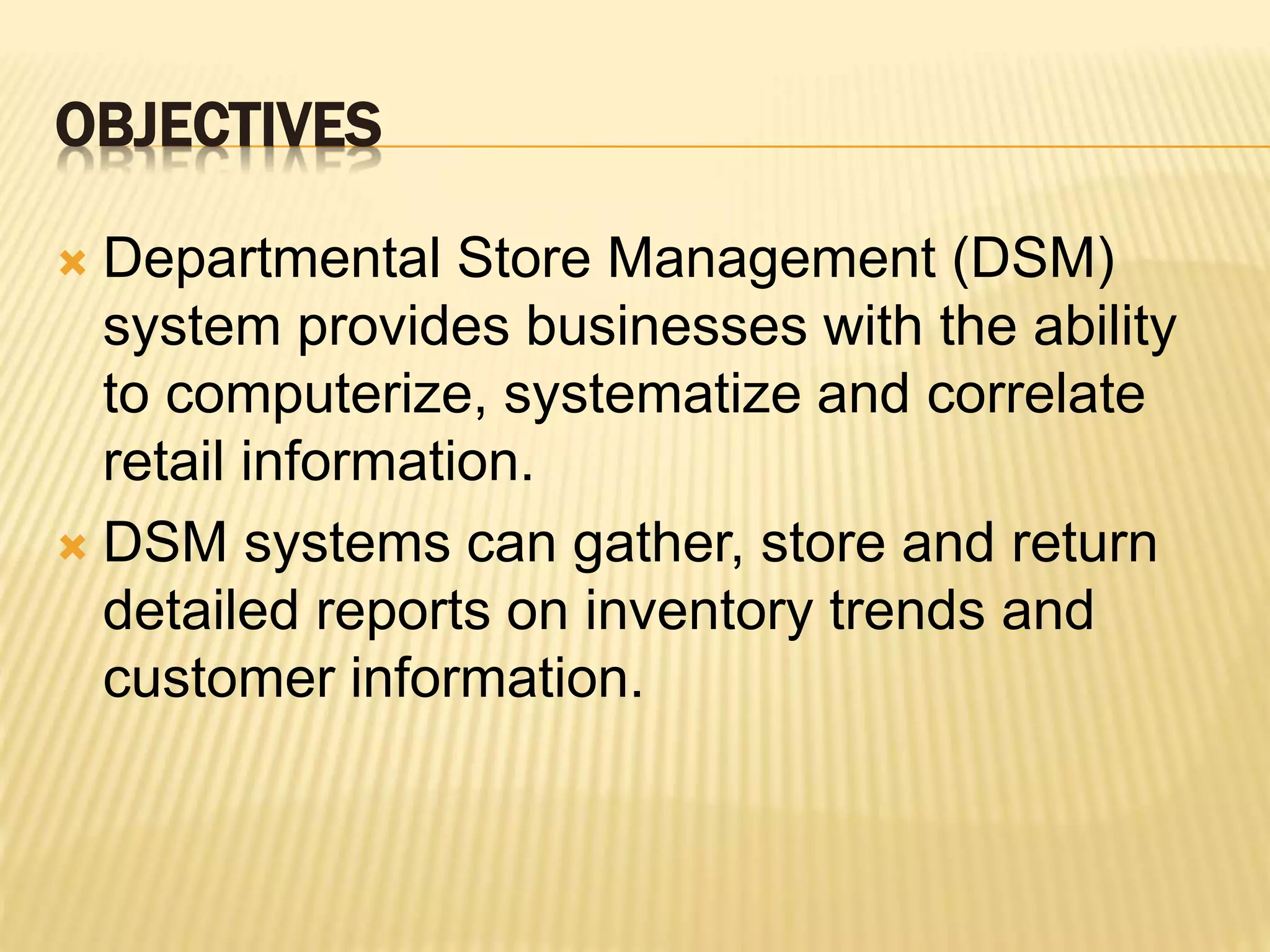 CITY MART MANAGEMENT SYSTEM | PPTX