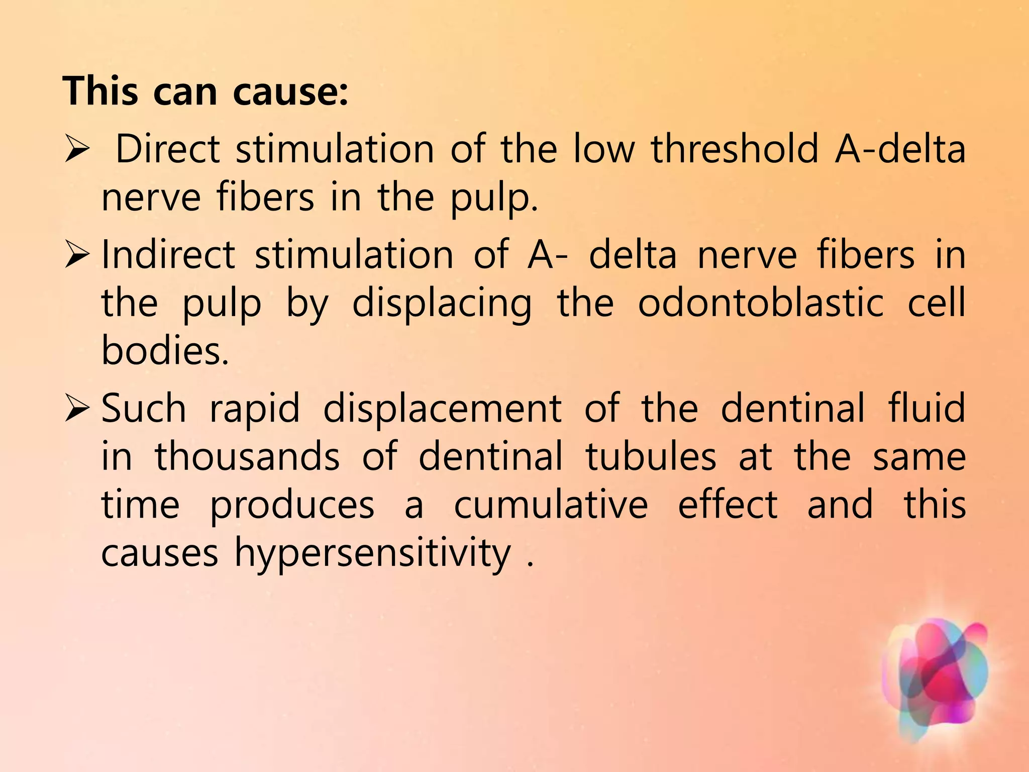 hypersensitivity of teeth and its management | PPTX
