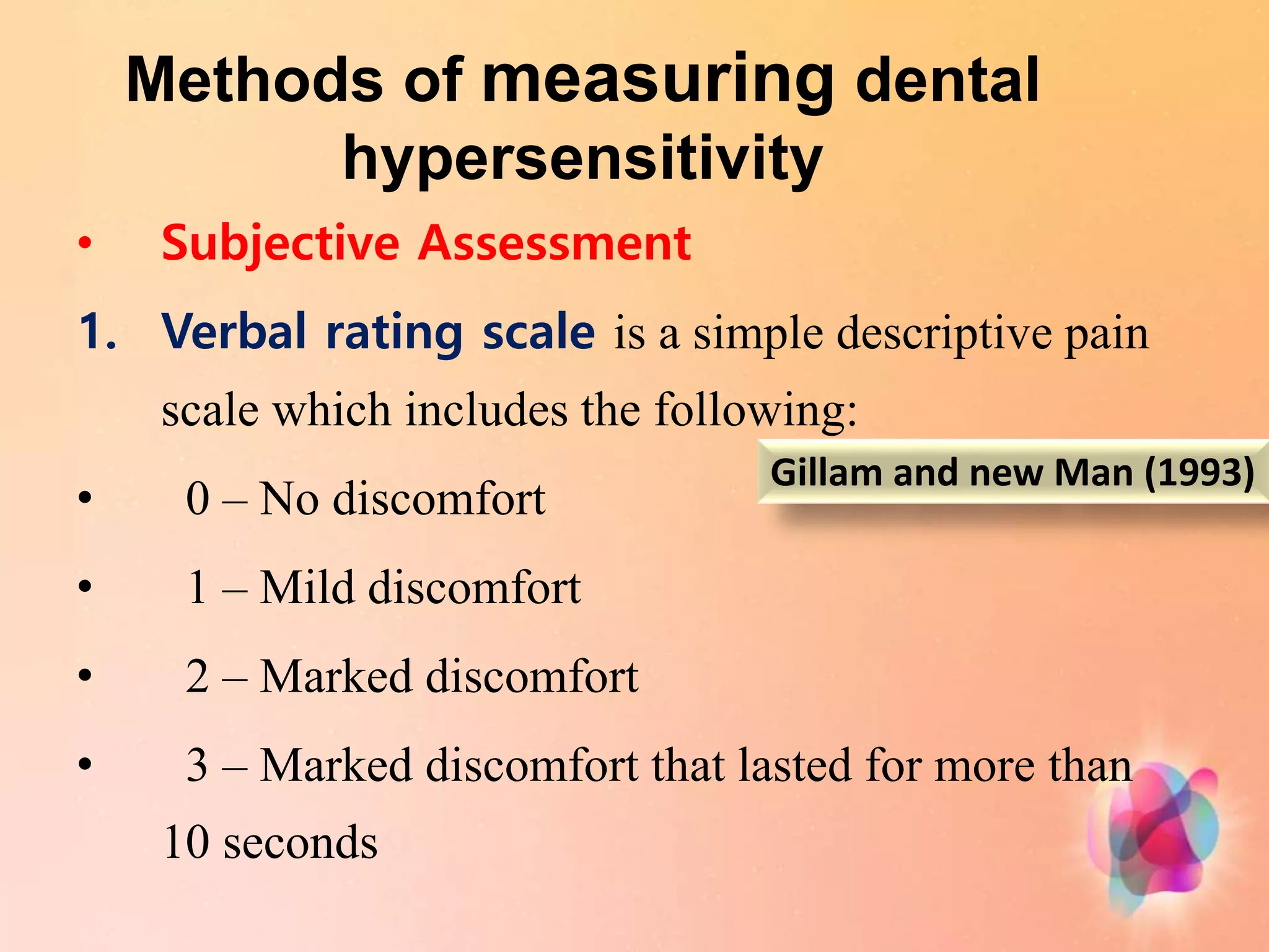 hypersensitivity of teeth and its management | PPTX