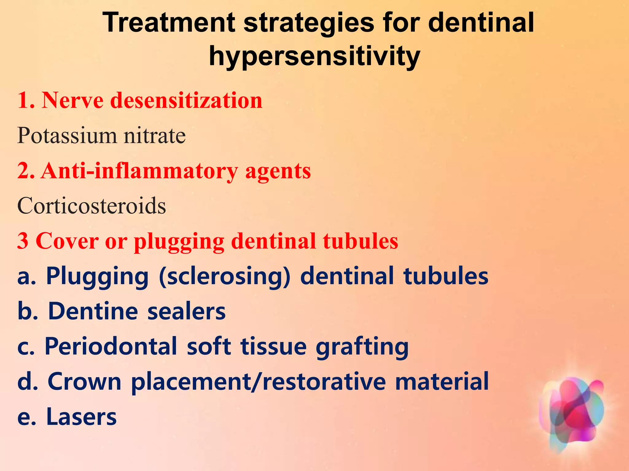 hypersensitivity of teeth and its management | PPTX
