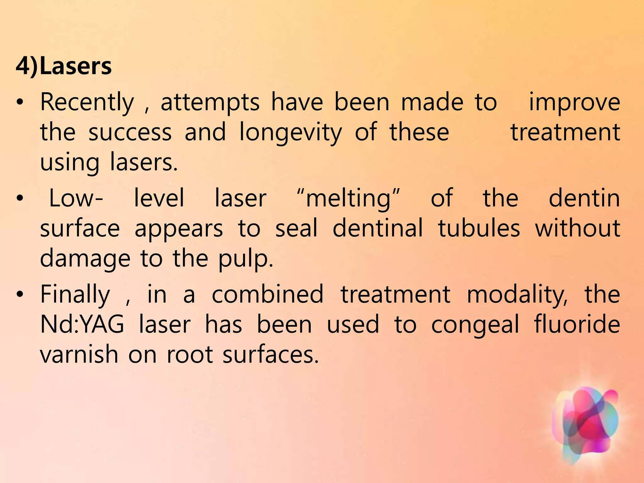 hypersensitivity of teeth and its management | PPTX